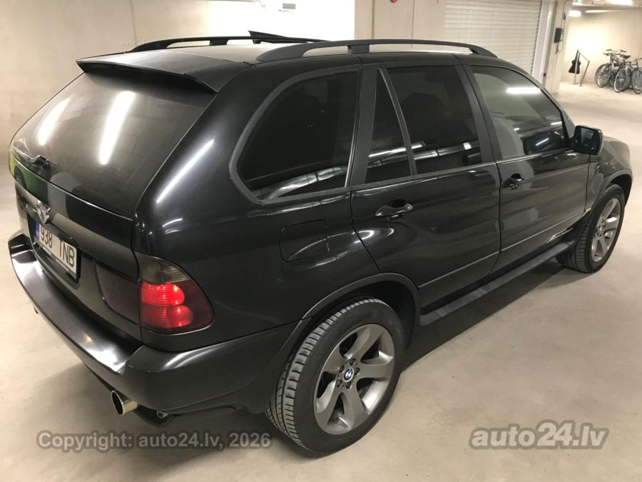 Черный БМВ Х5 2002 в Таллин, объемом двигателя 3.00 л и пробегом 283 тыс. км за 3999 €, фото 4 на AUTOMOTO.COM.LV