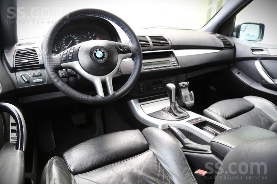 Melns BMW X5 2002 Rīga, ar dzinēja tilpumu 3.00 L un nobraukumu 385 tūkst. km par 3495 €, foto 8 vietnē AUTOMOTO.COM.LV