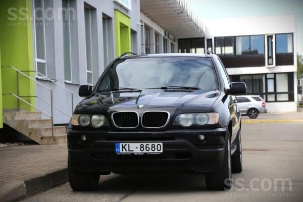 Melns BMW X5 2002 Rīga, ar dzinēja tilpumu 3.00 L un nobraukumu 385 tūkst. km par 3495 €, foto 1 vietnē AUTOMOTO.COM.LV