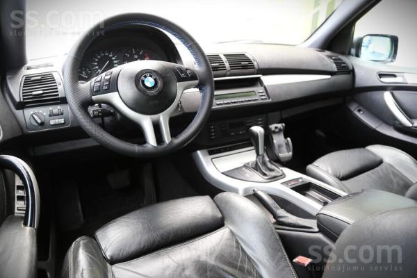 Melns BMW X5 2002 Rīga, ar dzinēja tilpumu 3.00 L un nobraukumu 385 tūkst. km par 3495 €, foto 7 vietnē AUTOMOTO.COM.LV