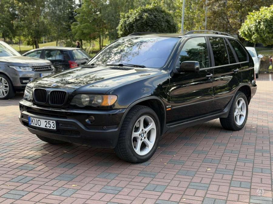 Melns BMW X5 2002 Viļņa, ar dzinēja tilpumu 2.93 L un nobraukumu 365 tūkst. km par 2350 €, foto 1 vietnē AUTOMOTO.COM.LV