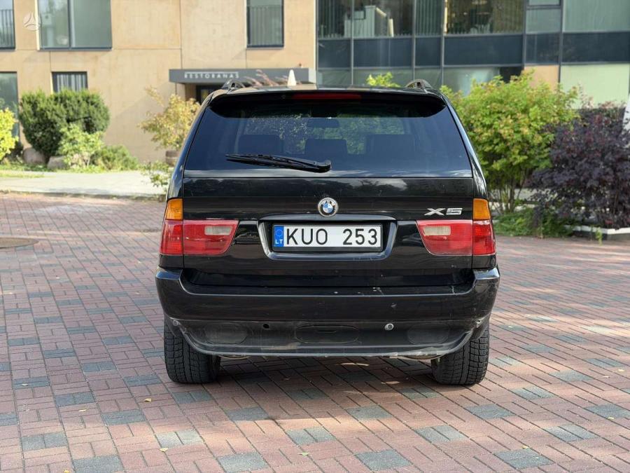 Melns BMW X5 2002 Viļņa, ar dzinēja tilpumu 2.93 L un nobraukumu 365 tūkst. km par 2350 €, foto 6 vietnē AUTOMOTO.COM.LV