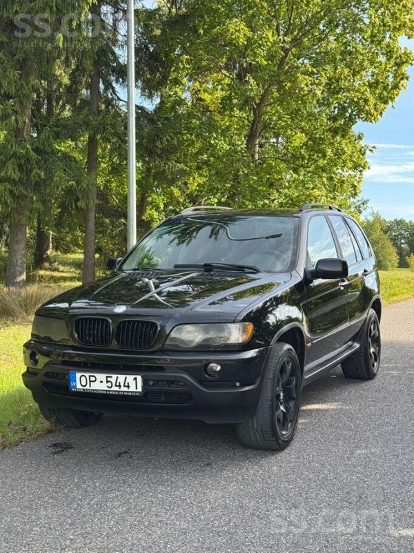 Melns BMW X5 2002 Rēzekne, ar dzinēja tilpumu 3.00 L un nobraukumu 370 tūkst. km par 3200 €, foto 1 vietnē AUTOMOTO.COM.LV