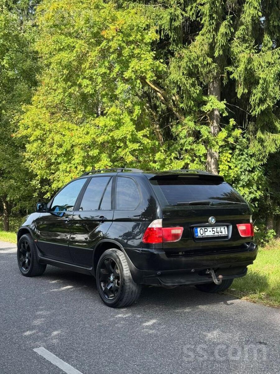Melns BMW X5 2002 Rēzekne, ar dzinēja tilpumu 3.00 L un nobraukumu 370 tūkst. km par 3200 €, foto 4 vietnē AUTOMOTO.COM.LV