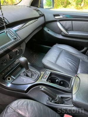 Melns BMW X5 2002 Rēzekne, ar dzinēja tilpumu 3.00 L un nobraukumu 370 tūkst. km par 3200 €, foto 11 vietnē AUTOMOTO.COM.LV