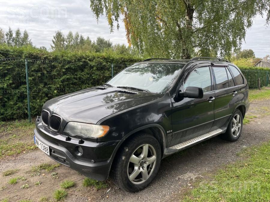 Melns BMW X5 2002 Jelgava, ar dzinēja tilpumu 3.00 L un nobraukumu 434 tūkst. km par 1300 €, foto 1 vietnē AUTOMOTO.COM.LV