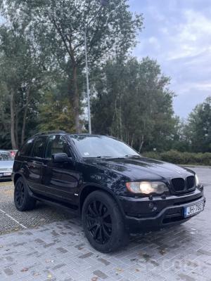 Black BMW X5 2003 in Liepaja, with an engine capacity of 3.00 L and mileage of 340 thousand km for 2250 €, photo 1 on AUTOMOTO.COM.LV