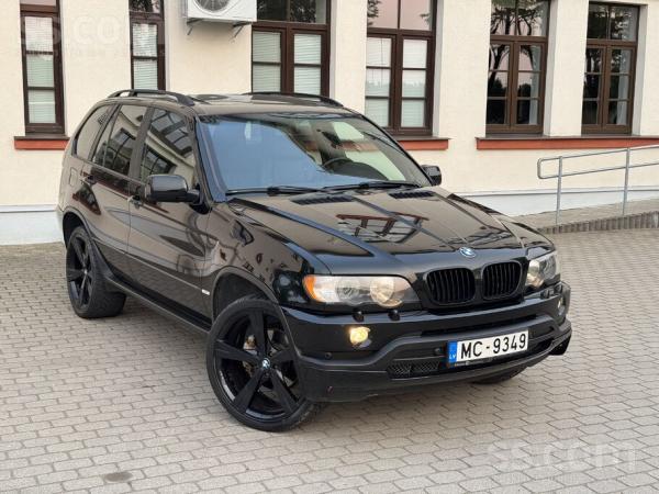 Melns BMW X5 2003 Jelgava, ar dzinēja tilpumu 3.00 L un nobraukumu 293 tūkst. km par 3495 €, foto 1 vietnē AUTOMOTO.COM.LV