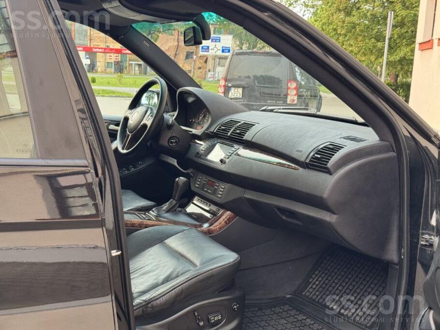 Melns BMW X5 2003 Jelgava, ar dzinēja tilpumu 3.00 L un nobraukumu 293 tūkst. km par 3495 €, foto 10 vietnē AUTOMOTO.COM.LV