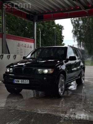 Melns BMW X5 2003 Bauska, ar dzinēja tilpumu 3.00 L un nobraukumu 0 tūkst. km par 4000 €, foto 2 vietnē AUTOMOTO.COM.LV