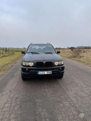 Black BMW X5 2003 in Vilnius, with an engine capacity of 2.93 L and mileage of 344 thousand km for 3500 €, photo 2 on AUTOMOTO.COM.LV