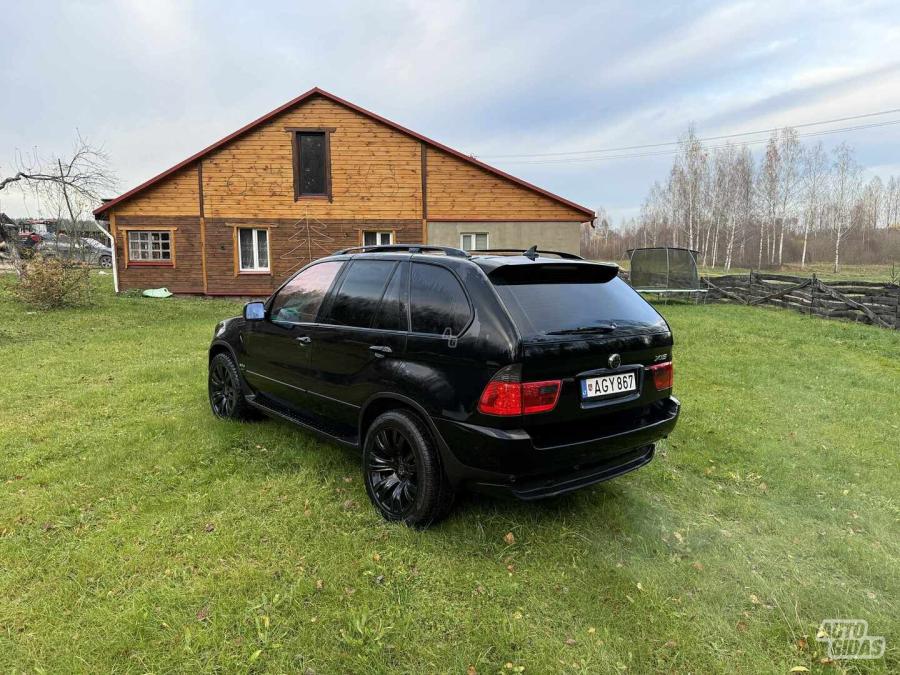 Black BMW X5 2003 in Vilnius, with an engine capacity of 3.00 L and mileage of 380 thousand km for 5200 €, photo 17 on AUTOMOTO.COM.LV