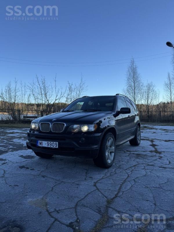 Melns BMW X5 2003 Daugavpils, ar dzinēja tilpumu 3.00 L un nobraukumu 387 tūkst. km par 6000 €, foto 1 vietnē AUTOMOTO.COM.LV