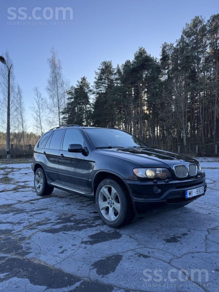 Melns BMW X5 2003 Daugavpils, ar dzinēja tilpumu 3.00 L un nobraukumu 387 tūkst. km par 6000 €, foto 2 vietnē AUTOMOTO.COM.LV