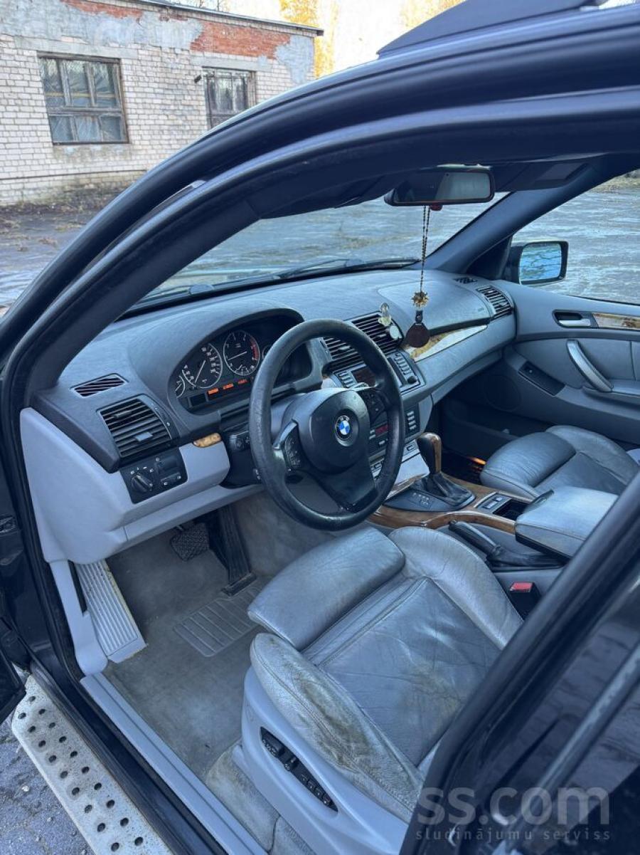 Melns BMW X5 2003 Daugavpils, ar dzinēja tilpumu 3.00 L un nobraukumu 387 tūkst. km par 6000 €, foto 5 vietnē AUTOMOTO.COM.LV