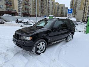 Black BMW X5 2003 in Vilnius, with an engine capacity of 2.93 L and mileage of 265 thousand km for 2950 €, photo  on AUTOMOTO.COM.LV