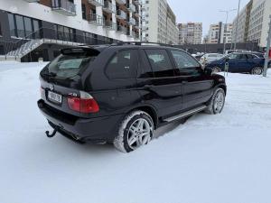 Black BMW X5 2003 in Vilnius, with an engine capacity of 2.93 L and mileage of 265 thousand km for 2950 €, photo 3 on AUTOMOTO.COM.LV
