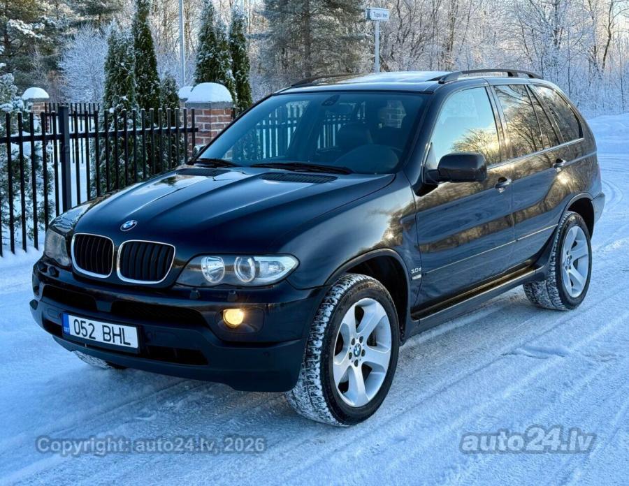 Black BMW X5 2003 in Tallinn, with an engine capacity of 3.00 L and mileage of 275 thousand km for 5799 €, photo 3 on AUTOMOTO.COM.LV