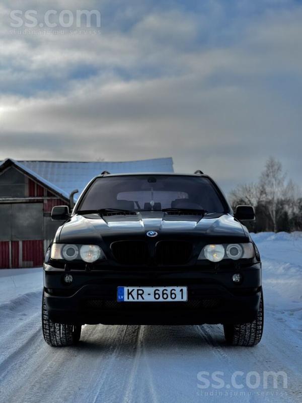 Black BMW X5 2003 in Balvi, with an engine capacity of 3.00 L and mileage of 416 thousand km for 6750 €, photo 3 on AUTOMOTO.COM.LV
