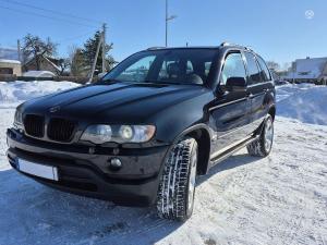 Black BMW X5 2003 in Raseiniai, with an engine capacity of 2.93 L and mileage of 289 thousand km for 4250 €, photo  on AUTOMOTO.COM.LV