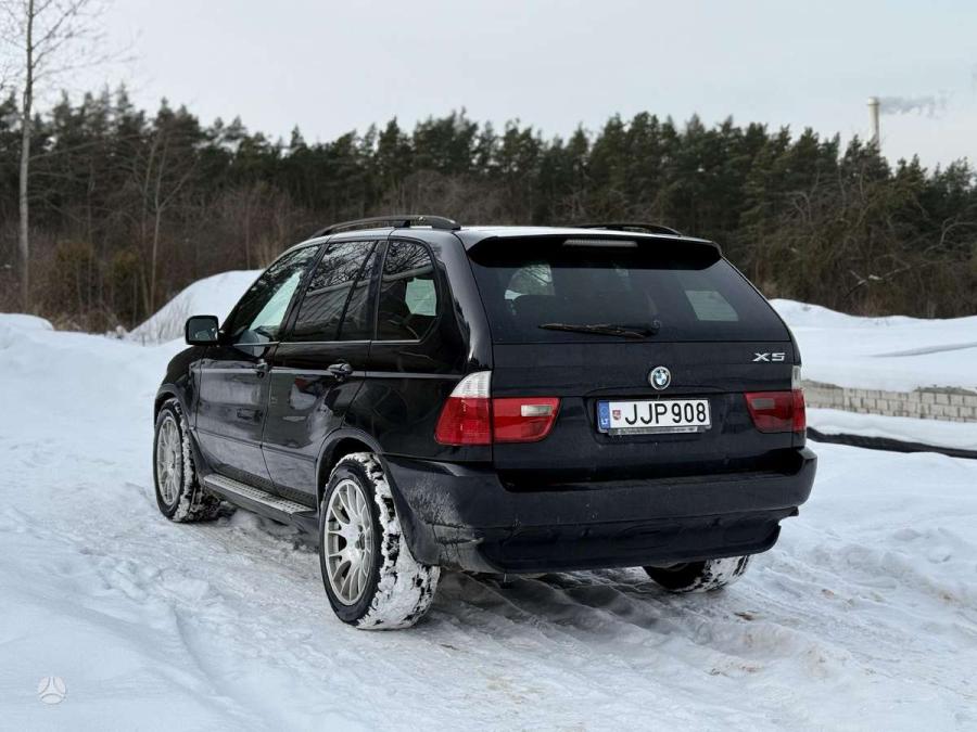 Melns BMW X5 2003 Viļņa, ar dzinēja tilpumu 2.99 L un nobraukumu 340 tūkst. km par 4800 €, foto 4 vietnē AUTOMOTO.COM.LV