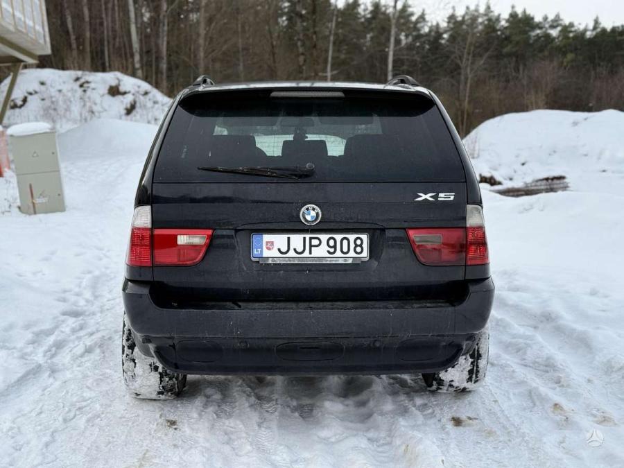 Melns BMW X5 2003 Viļņa, ar dzinēja tilpumu 2.99 L un nobraukumu 340 tūkst. km par 4800 €, foto 5 vietnē AUTOMOTO.COM.LV