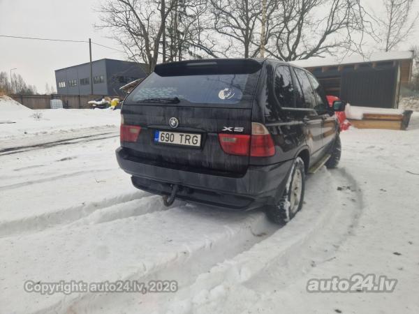 Black BMW X5 2003 in Tartu, with an engine capacity of 2.90 L and mileage of 0 thousand km for 1985 €, photo 5 on AUTOMOTO.COM.LV