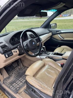 Melns BMW X5 2003 Aizkraukle, ar dzinēja tilpumu 3.00 L un nobraukumu 440 tūkst. km par 2650 €, foto 4 vietnē AUTOMOTO.COM.LV