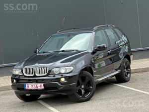 Black BMW X5 2003 in Riga, with an engine capacity of 3.00 L and mileage of 447 thousand km for 5850 €, photo  on AUTOMOTO.COM.LV