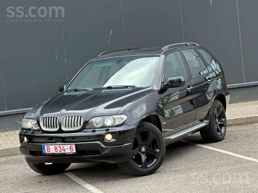 Melns BMW X5 2003 Rīga, ar dzinēja tilpumu 3.00 L un nobraukumu 447 tūkst. km par 5850 €, foto 1 vietnē AUTOMOTO.COM.LV