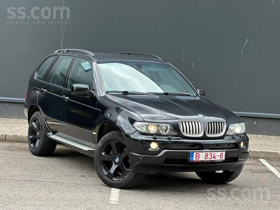 Melns BMW X5 2003 Rīga, ar dzinēja tilpumu 3.00 L un nobraukumu 447 tūkst. km par 5850 €, foto 4 vietnē AUTOMOTO.COM.LV