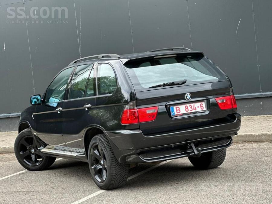 Melns BMW X5 2003 Rīga, ar dzinēja tilpumu 3.00 L un nobraukumu 447 tūkst. km par 5850 €, foto 5 vietnē AUTOMOTO.COM.LV