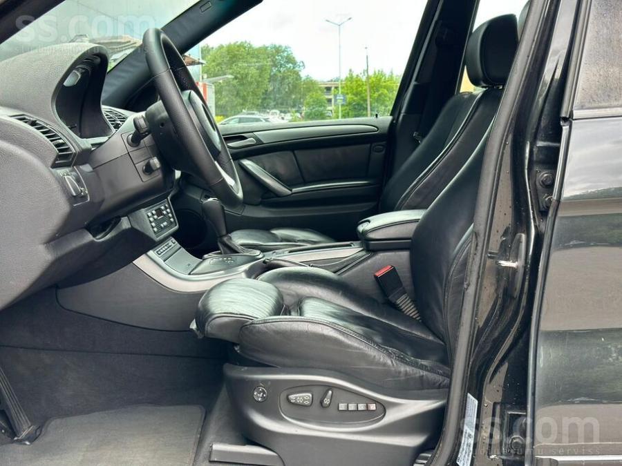 Melns BMW X5 2003 Rīga, ar dzinēja tilpumu 3.00 L un nobraukumu 447 tūkst. km par 5850 €, foto 11 vietnē AUTOMOTO.COM.LV