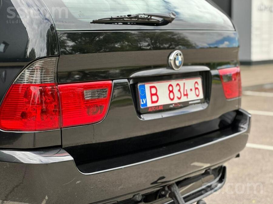 Melns BMW X5 2003 Rīga, ar dzinēja tilpumu 3.00 L un nobraukumu 447 tūkst. km par 5850 €, foto 23 vietnē AUTOMOTO.COM.LV