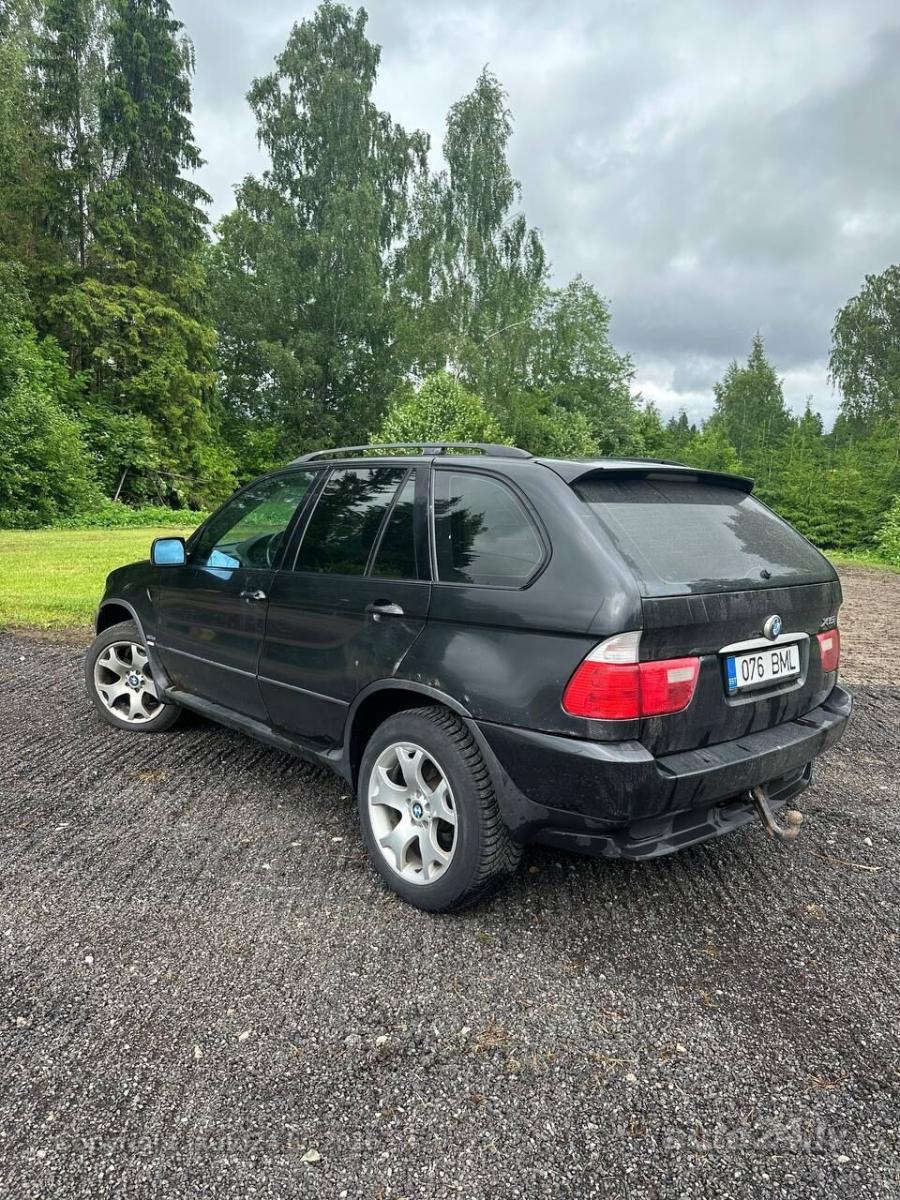 Black BMW X5 2003 in Maardu, with an engine capacity of 2.90 L and mileage of 362 thousand km for 3699 €, photo 3 on AUTOMOTO.COM.LV