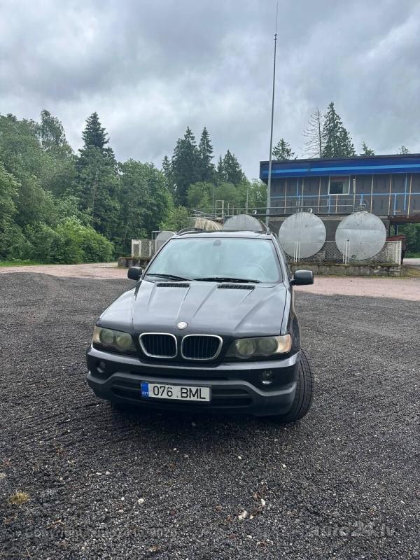 Black BMW X5 2003 in Maardu, with an engine capacity of 2.90 L and mileage of 362 thousand km for 3699 €, photo 5 on AUTOMOTO.COM.LV