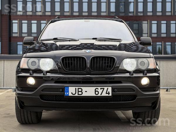 Melns BMW X5 2003 Rīga, ar dzinēja tilpumu 4.60 L un nobraukumu 307 tūkst. km par 7950 €, foto 1 vietnē AUTOMOTO.COM.LV