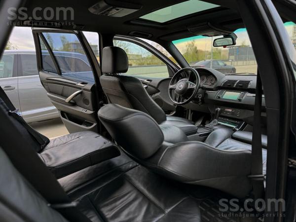 Melns BMW X5 2003 Rīga, ar dzinēja tilpumu 4.60 L un nobraukumu 307 tūkst. km par 7950 €, foto 10 vietnē AUTOMOTO.COM.LV