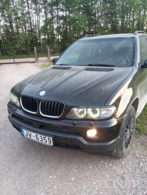 Черный БМВ Х5 2003 в Цесис, объемом двигателя 3.00 л и пробегом 358 тыс. км за 2900 €, фото 3 на AUTOMOTO.COM.LV