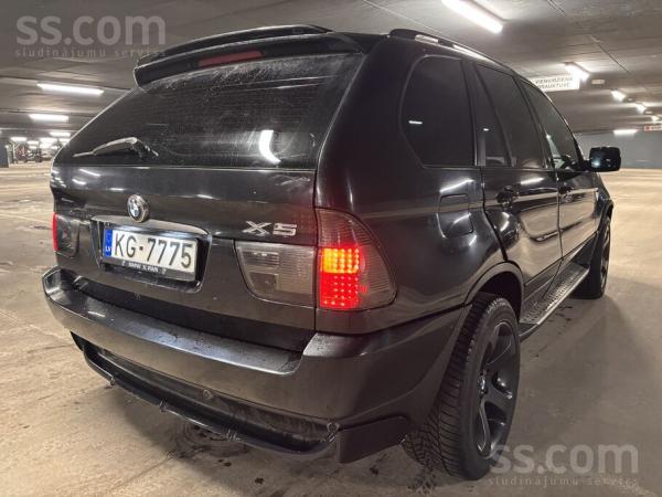 Black BMW X5 2003 in Riga, with an engine capacity of 3.00 L and mileage of 0 thousand km for 4399 €, photo 9 on AUTOMOTO.COM.LV