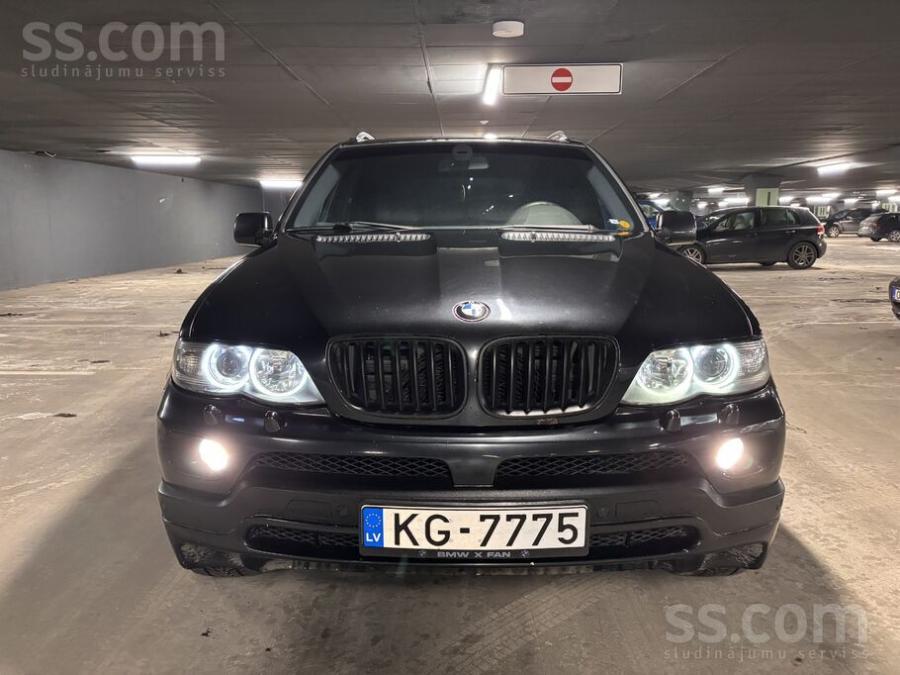 Черный БМВ Х5 2003 в Рига, объемом двигателя 3.00 л и пробегом 0 тыс. км за 4399 €, фото 13 на AUTOMOTO.COM.LV