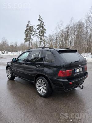 Black BMW X5 2003 in Madona, with an engine capacity of 3.00 L and mileage of 506 thousand km for 3800 €, photo 5 on AUTOMOTO.COM.LV