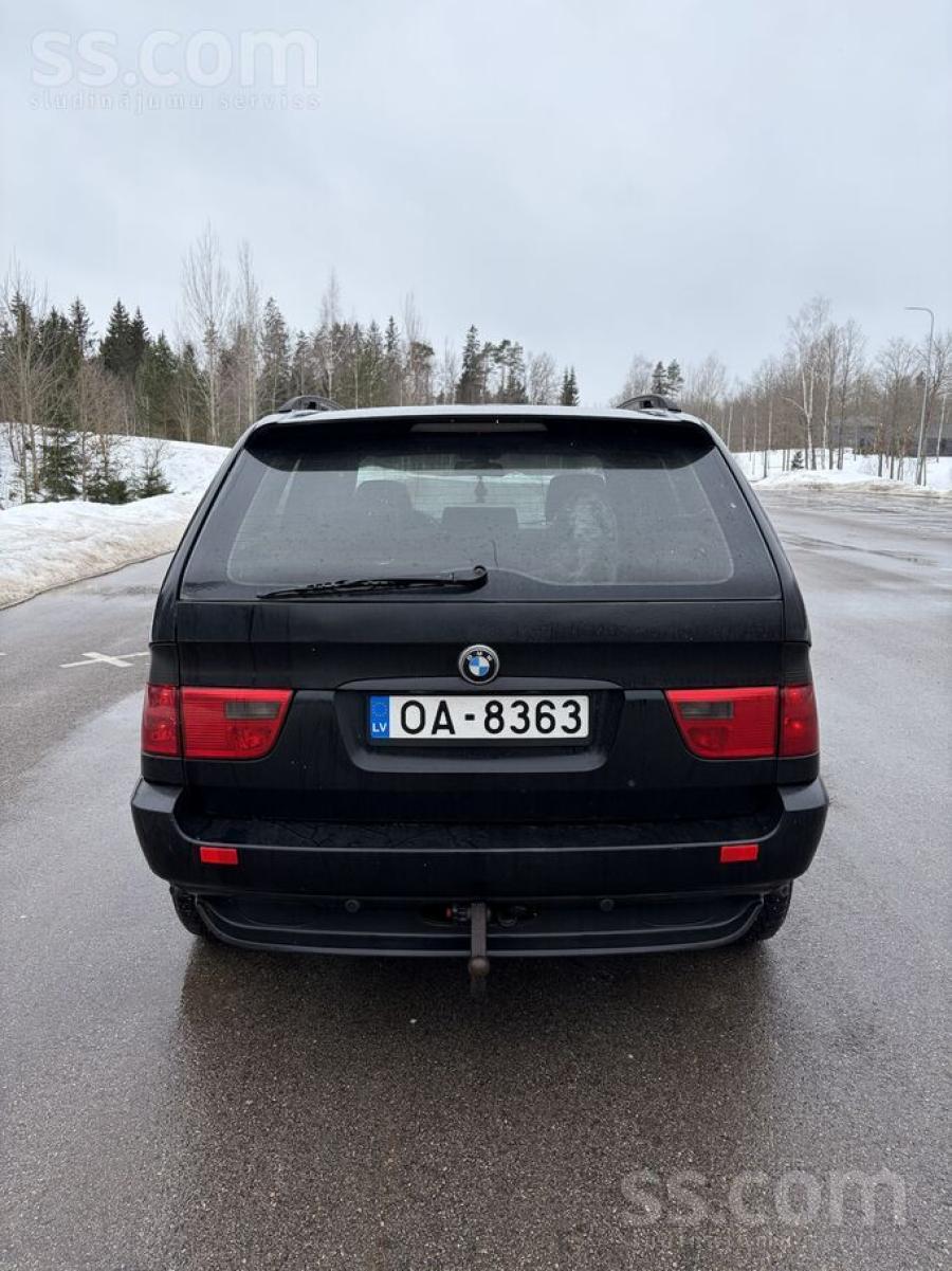 Black BMW X5 2003 in Madona, with an engine capacity of 3.00 L and mileage of 506 thousand km for 3800 €, photo 7 on AUTOMOTO.COM.LV