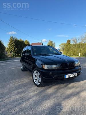 Black BMW X5 2003 in Riga, with an engine capacity of 3.00 L and mileage of 360 thousand km for 3100 €, photo 3 on AUTOMOTO.COM.LV