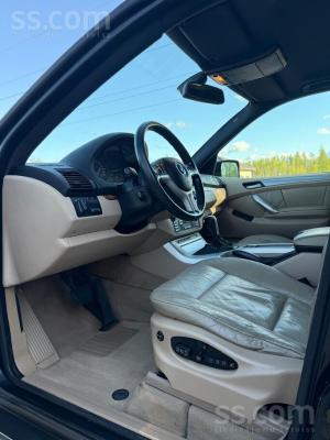 Black BMW X5 2003 in Riga, with an engine capacity of 3.00 L and mileage of 360 thousand km for 3100 €, photo 8 on AUTOMOTO.COM.LV