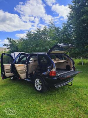 Black BMW X5 2003 in Kaunas, with an engine capacity of 3.00 L and mileage of 338 thousand km for 3700 €, photo 8 on AUTOMOTO.COM.LV