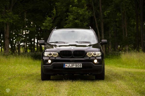 Melns BMW X5 2003 Viļņa, ar dzinēja tilpumu 2.99 L un nobraukumu 342 tūkst. km par 5500 €, foto 2 vietnē AUTOMOTO.COM.LV