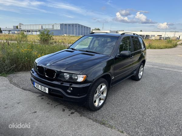 Melns BMW X5 2003 Tallina, ar dzinēja tilpumu 3.00 L un nobraukumu 0 tūkst. km par 4150 €, foto 1 vietnē AUTOMOTO.COM.LV