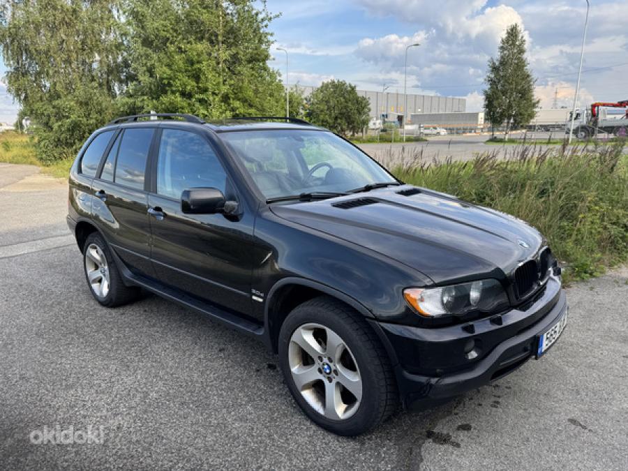 Black BMW X5 2003 in Tallinn, with an engine capacity of 3.00 L and mileage of 0 thousand km for 4150 €, photo 3 on AUTOMOTO.COM.LV