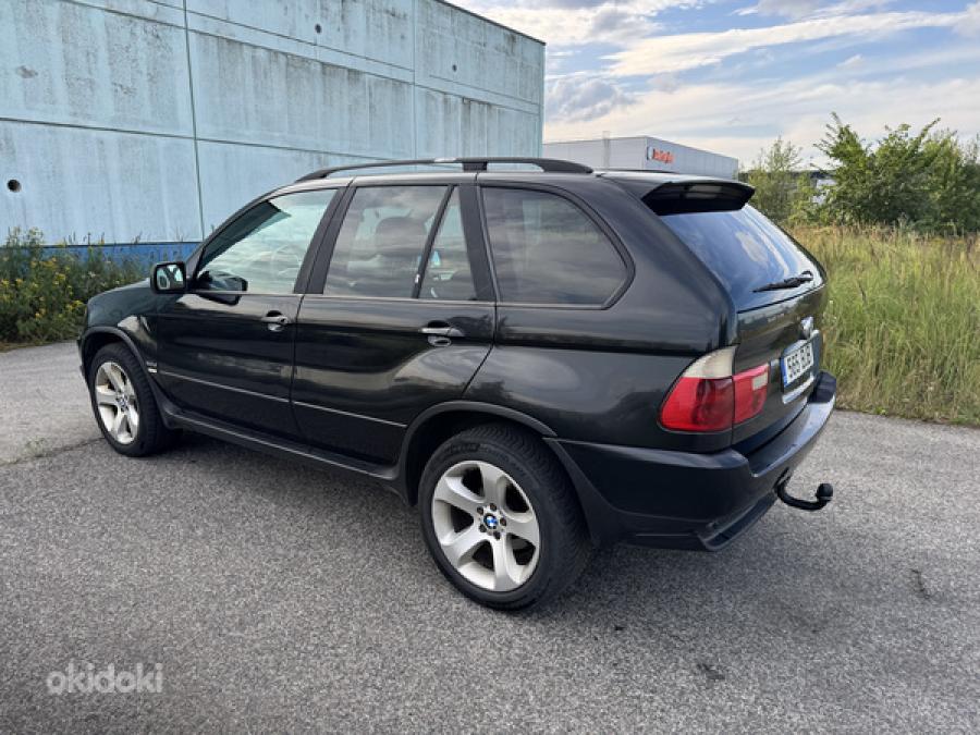 Black BMW X5 2003 in Tallinn, with an engine capacity of 3.00 L and mileage of 0 thousand km for 4150 €, photo 5 on AUTOMOTO.COM.LV
